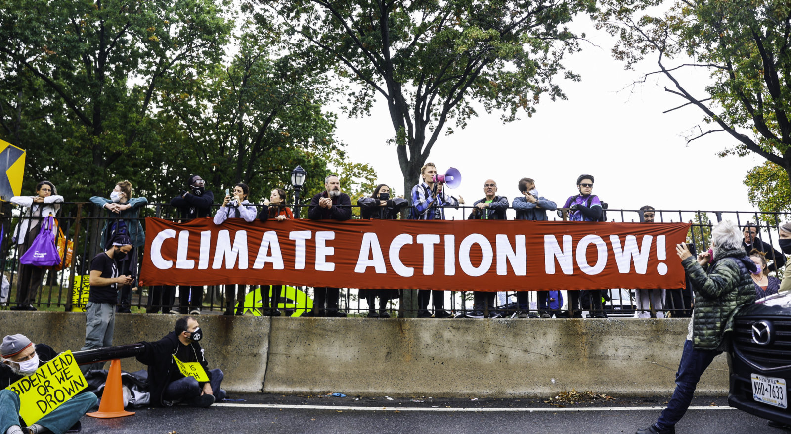 Climate protesters block FDR Drive and West Side Highway in rush hour ...