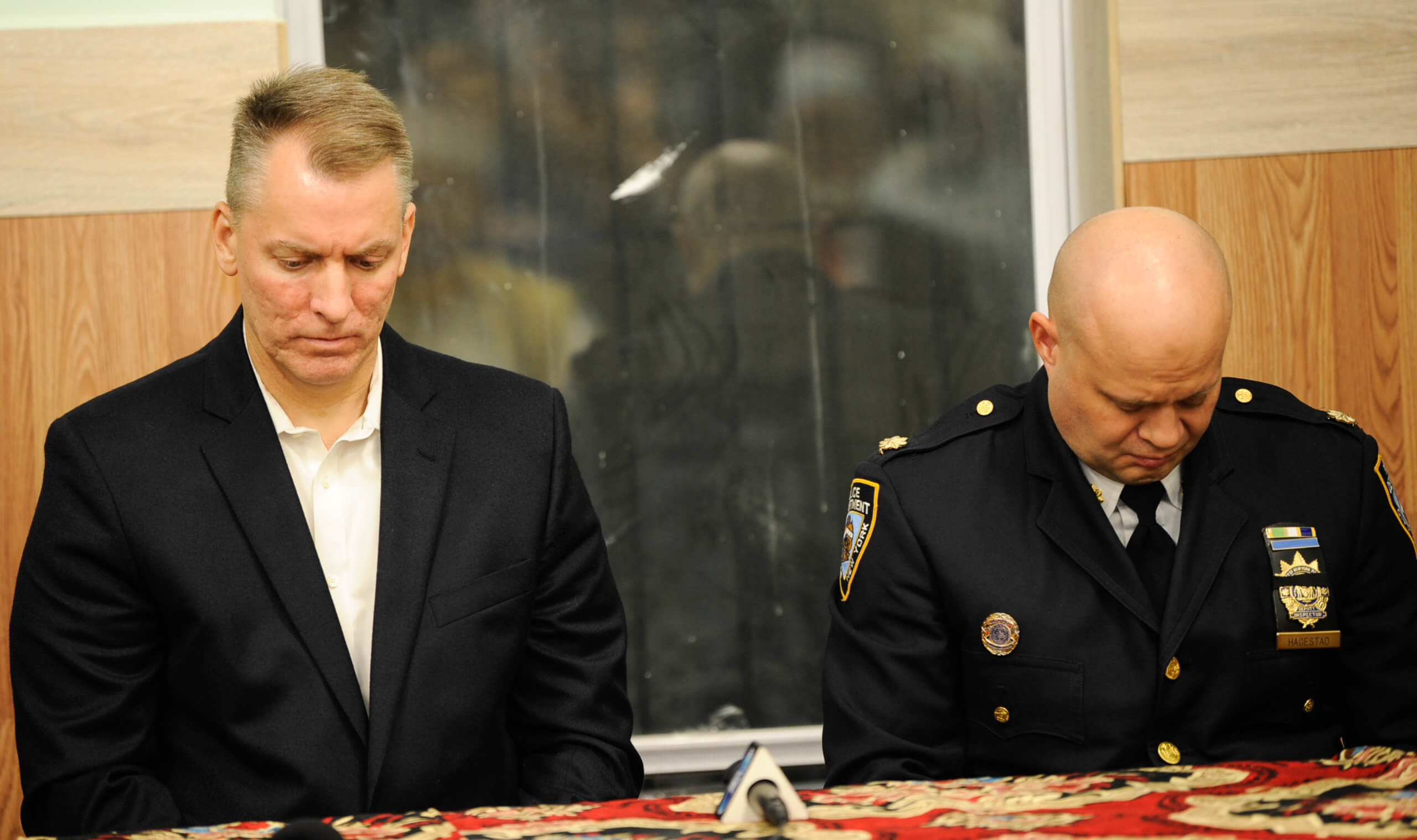 Shea, NYPD officers gather in Brooklyn for memorial service honoring ...