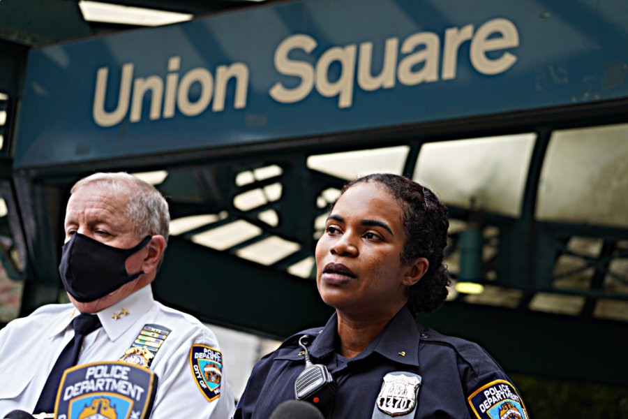 If the shoe fits: Alleged Union Square shooter cuffed moments after ...