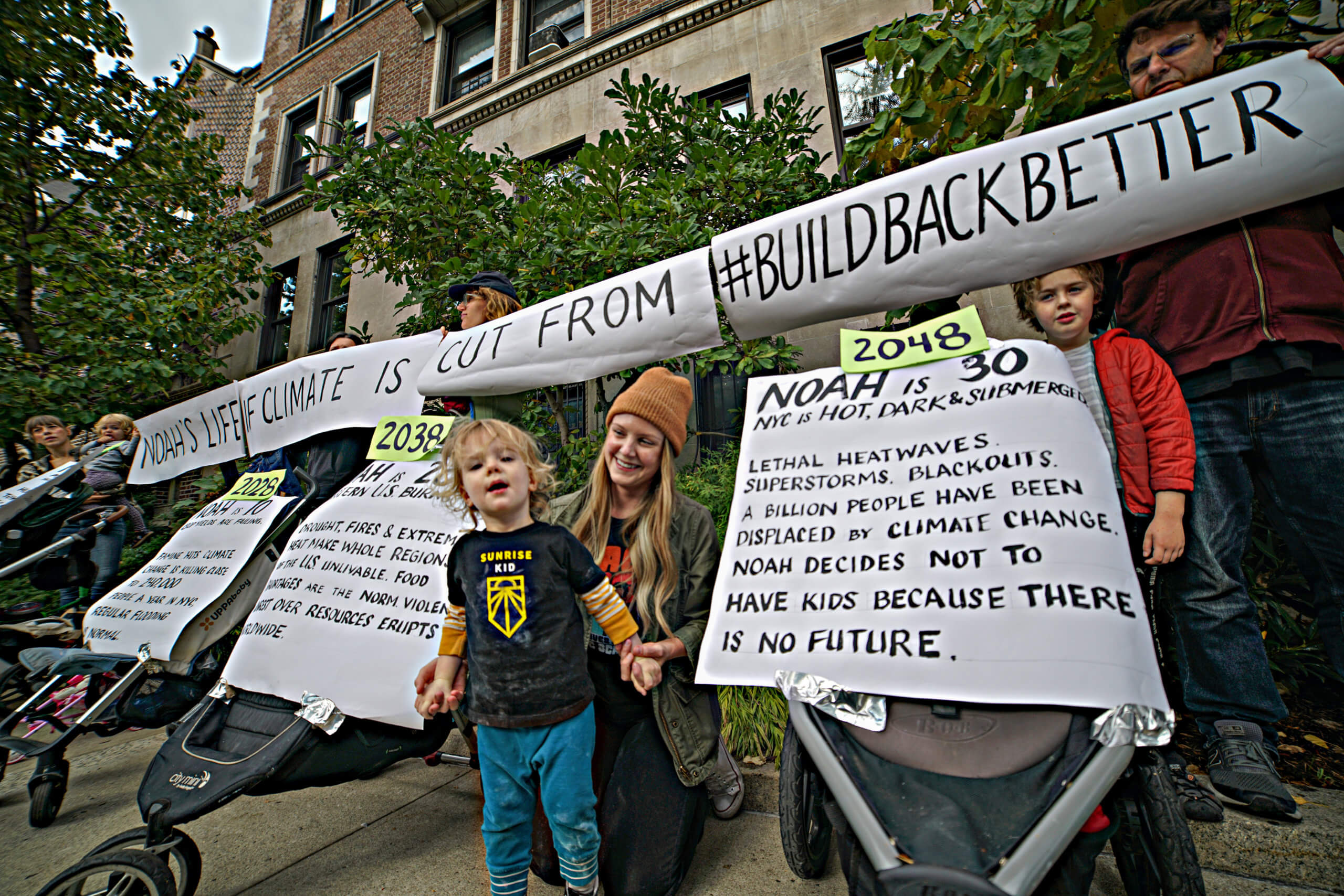 Climate activists in Brooklyn invoke name of Schumer’s grandson in ...