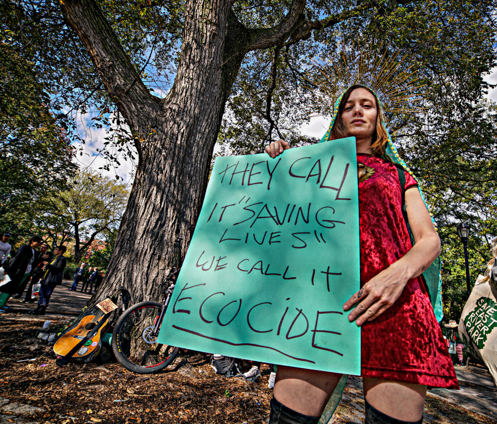 Activists tell a scary Halloween story in their fight against East Side ...