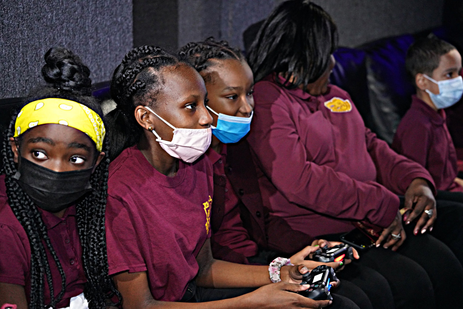 Party time with the NYPD: Brooklyn kids enjoy video game fun with the ...