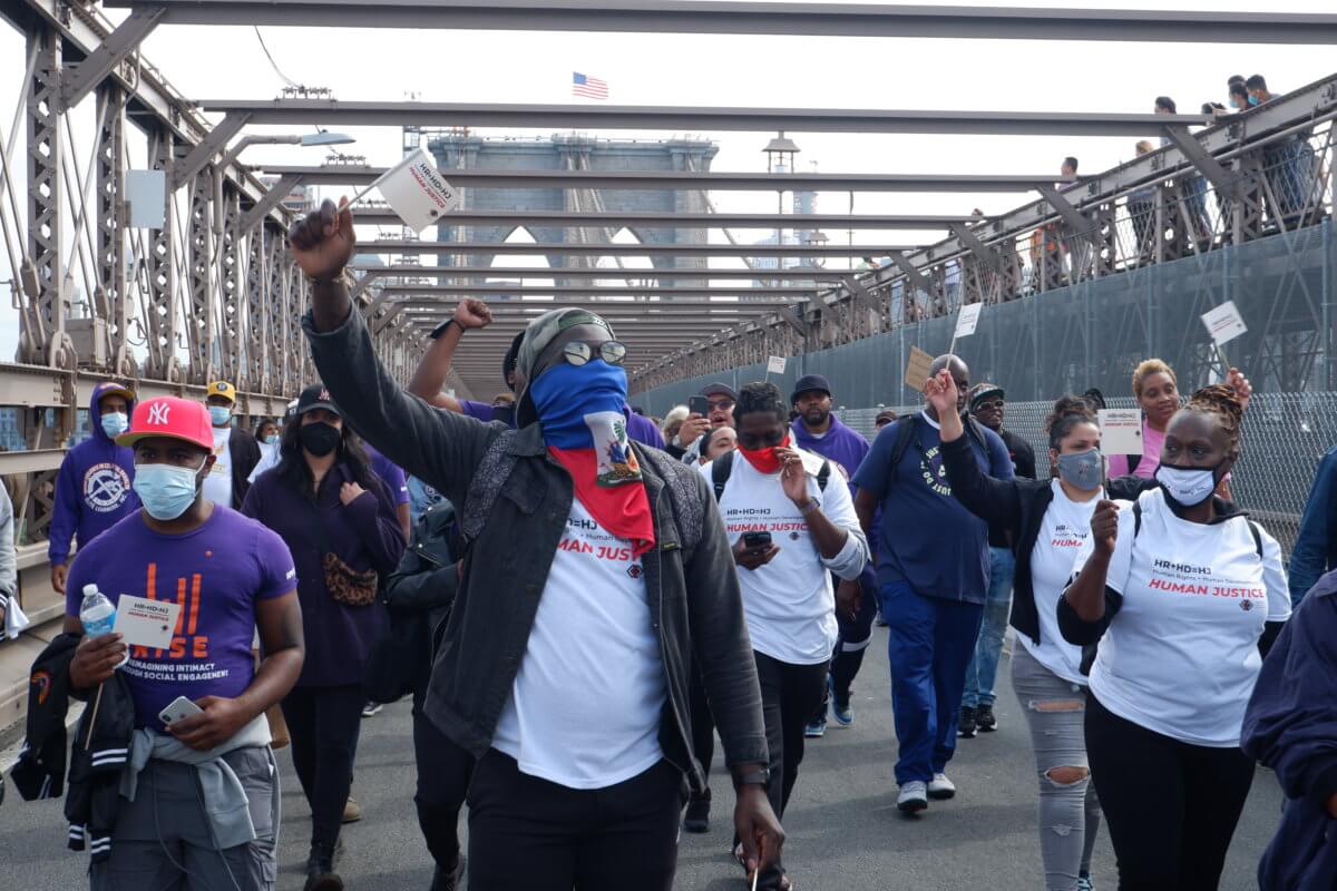 ‘Human justice’: Protestors march across NYC for more violence ...