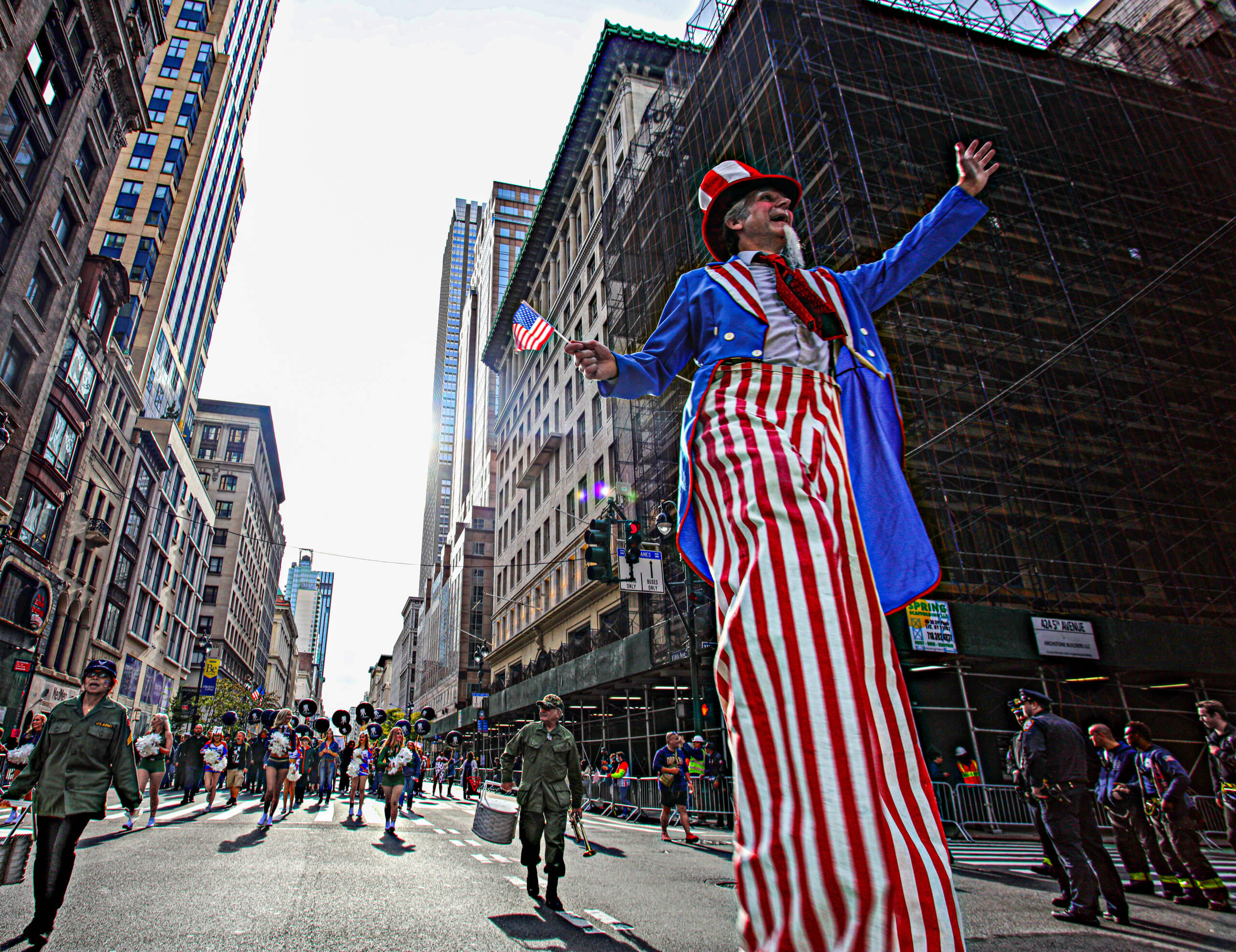 New York City salutes veterans with grand parade through Manhattan ...