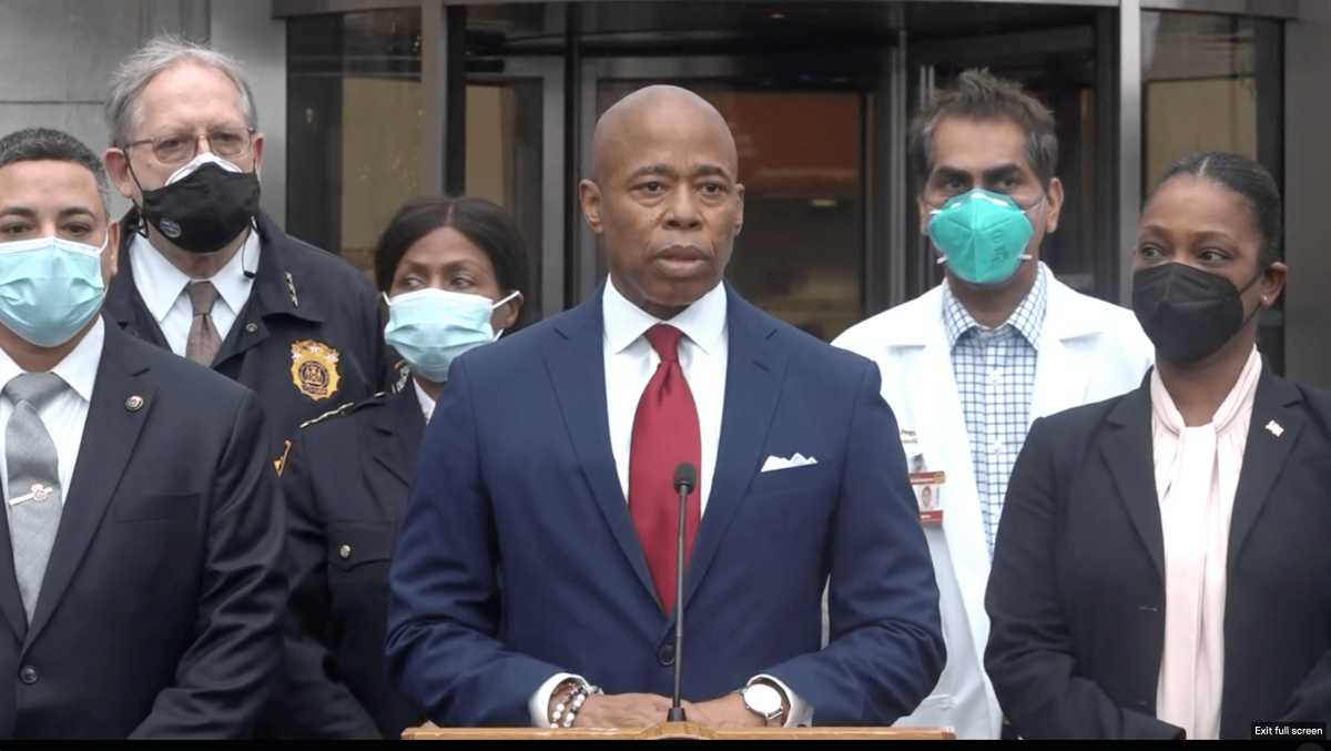 ‘This is not going to be a city of violence,’ Mayor Adams says after ...