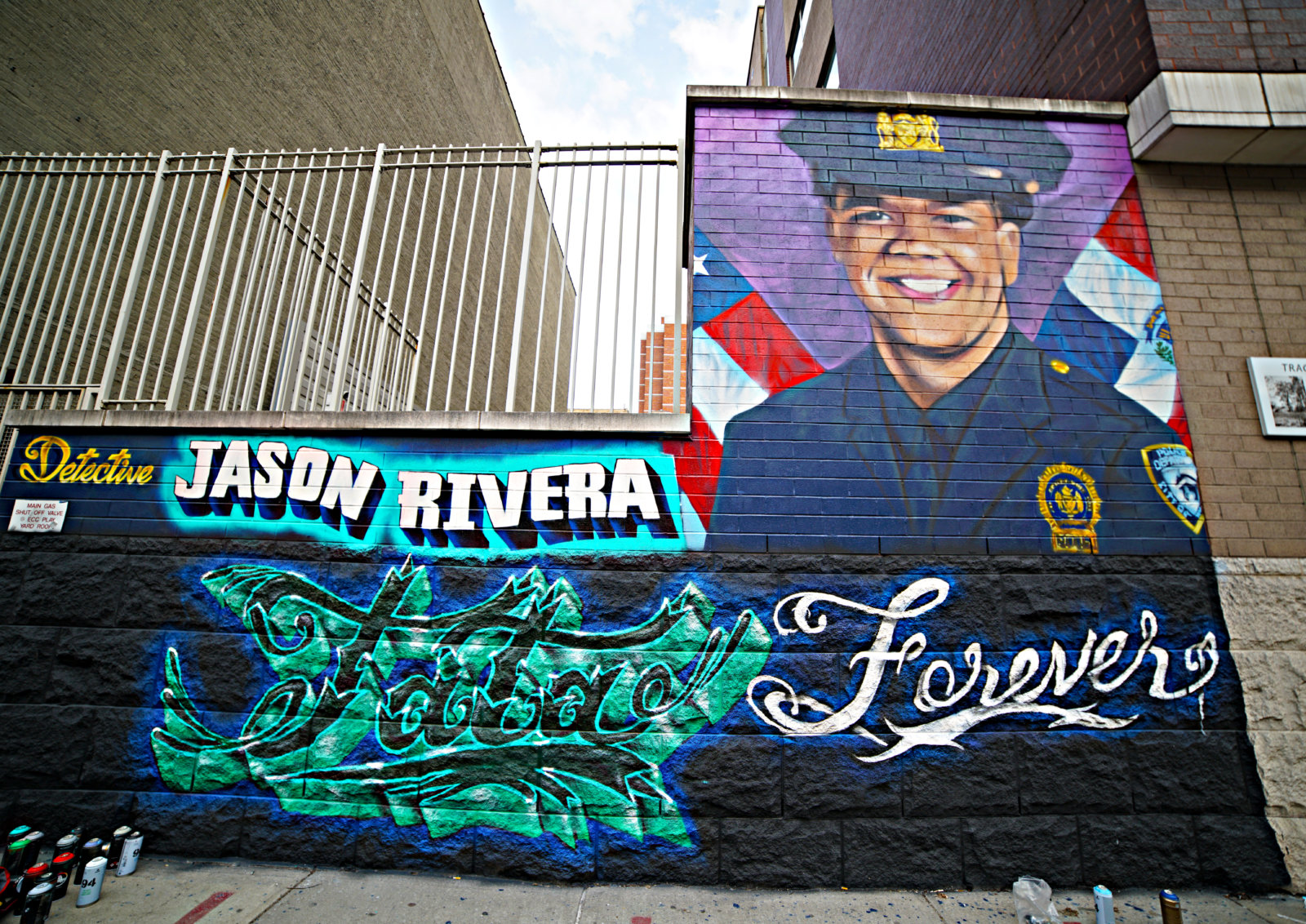 One month later, the 32nd Precinct remembers slain Officer Jason Rivera ...