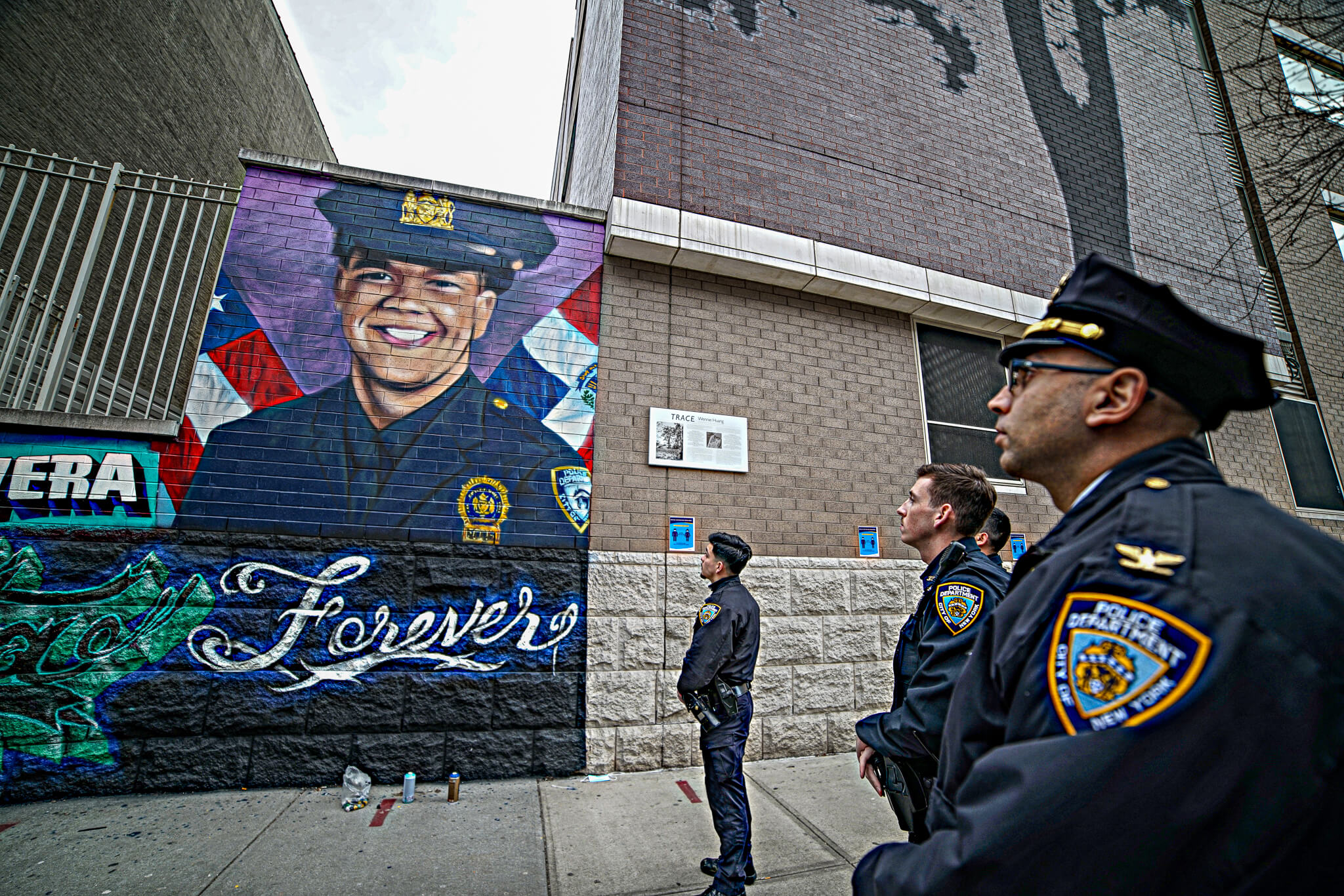 One month later, the 32nd Precinct remembers slain Officer Jason Rivera ...