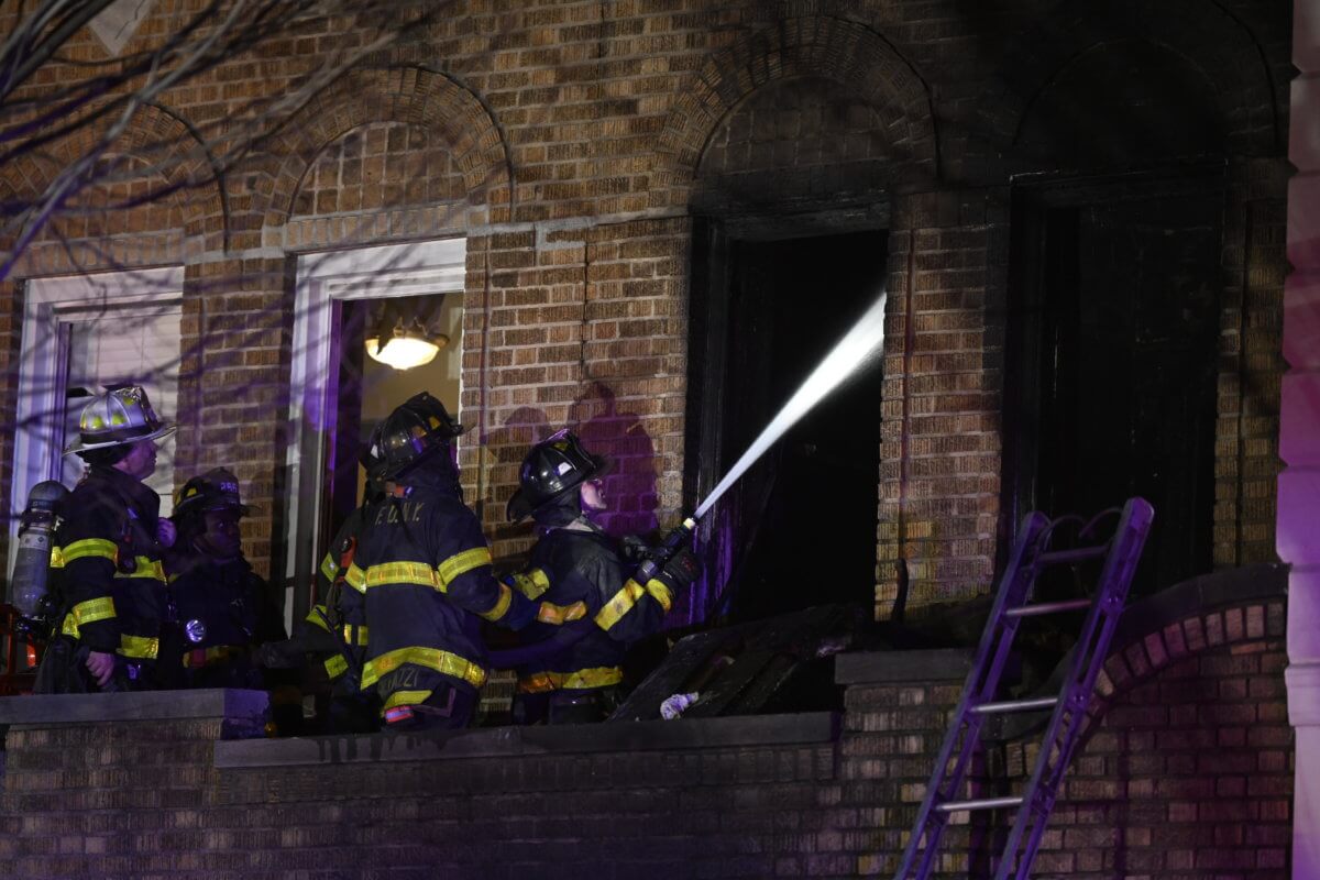 Five firefighters injured, one resident rescued from fast-moving ...