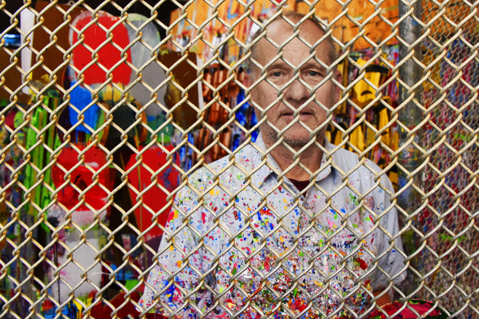 Artist Steve Keene showcases prolific works of pop culture on plywood ...