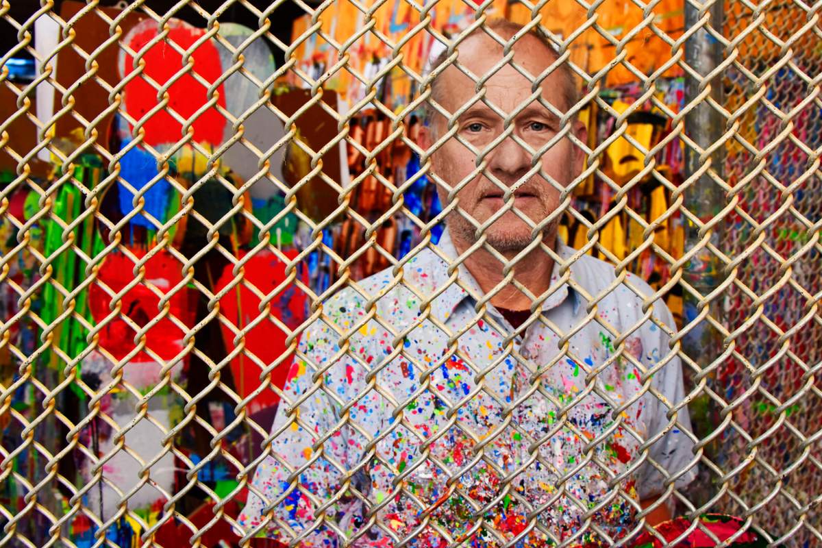 Artist Steve Keene showcases prolific works of pop culture on plywood ...