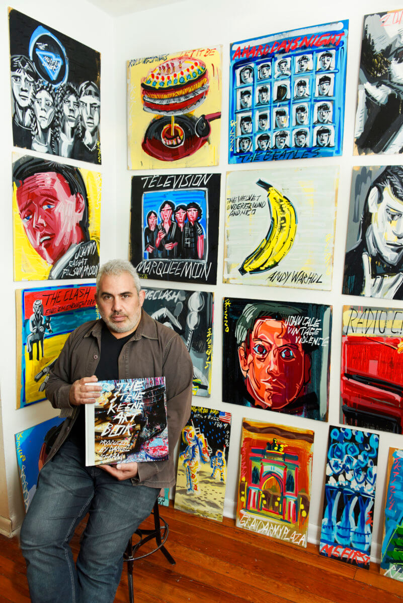 Artist Steve Keene showcases prolific works of pop culture on plywood ...