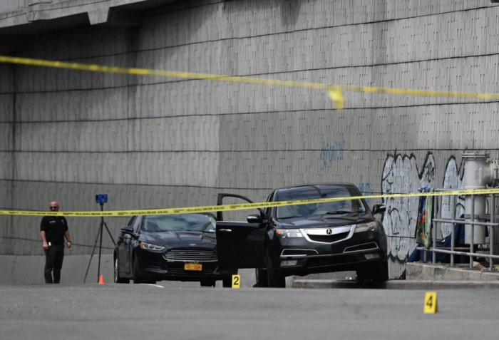Brooklyn police shooting ends with driver shot in chest after striking cop