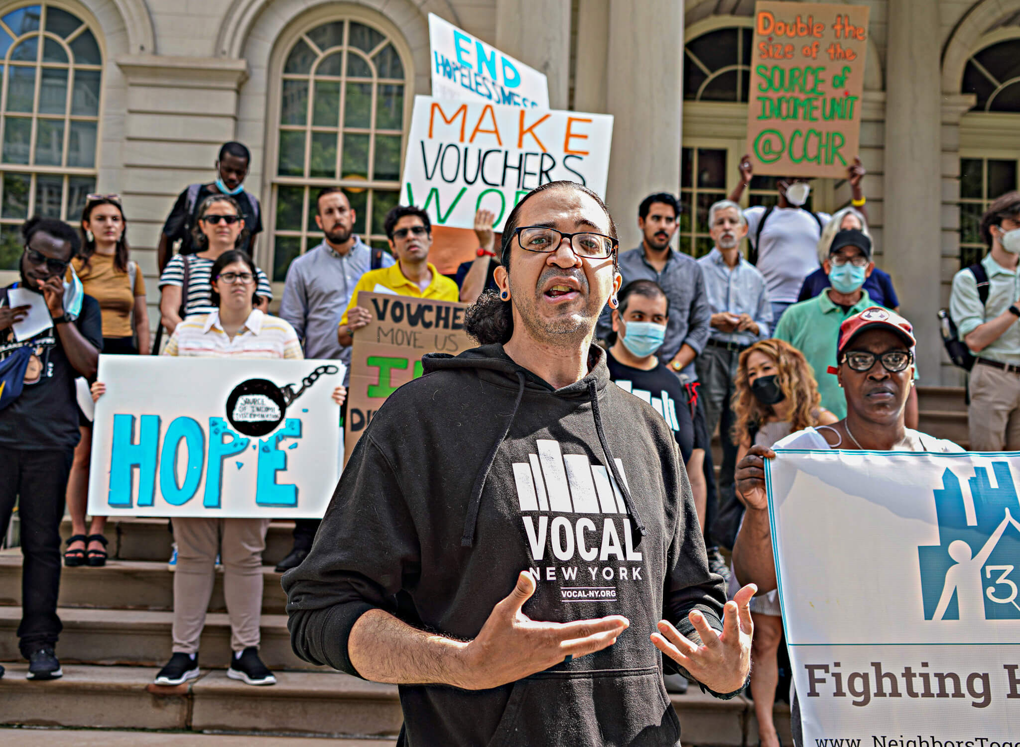 Vouch for the future: Homeless demand mayor make housing vouchers more ...