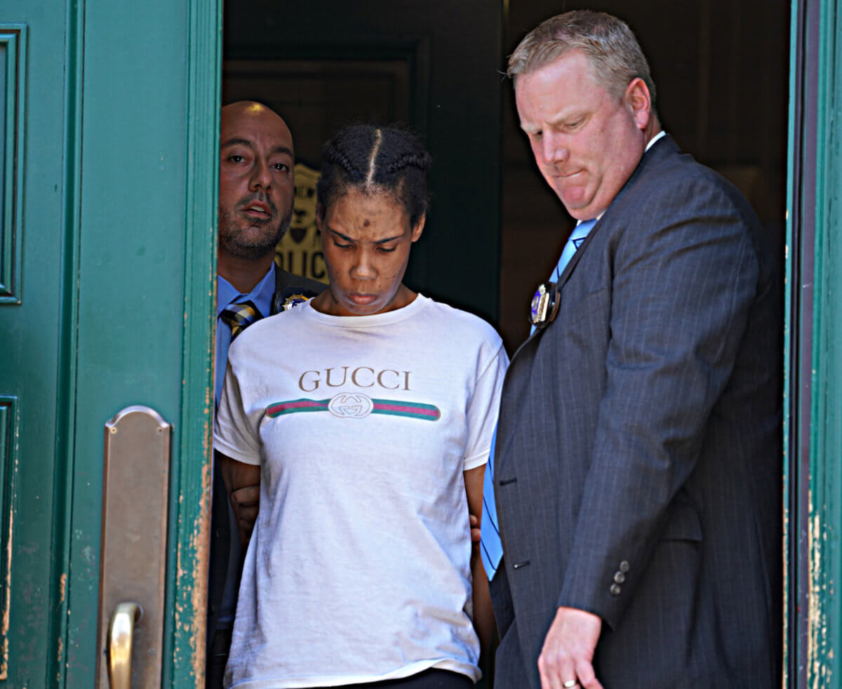‘I didn’t kill my daughter, bitch!’: Bronx mom and her son cuffed for ...
