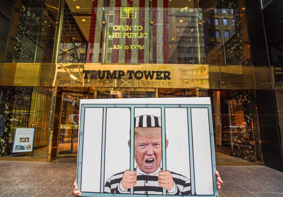 Protesters Turn Trump Tower into a Crime Scene