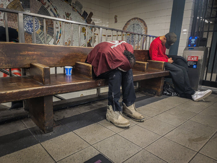 ‘It sends a message that you’re not welcome here’: The rise of anti-homeless architecture in NYC ...
