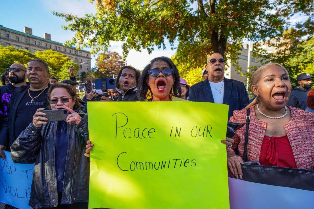 ‘Bullets know no borders’: Peace march from Washington Heights to Bronx sounds call to stop gun ...