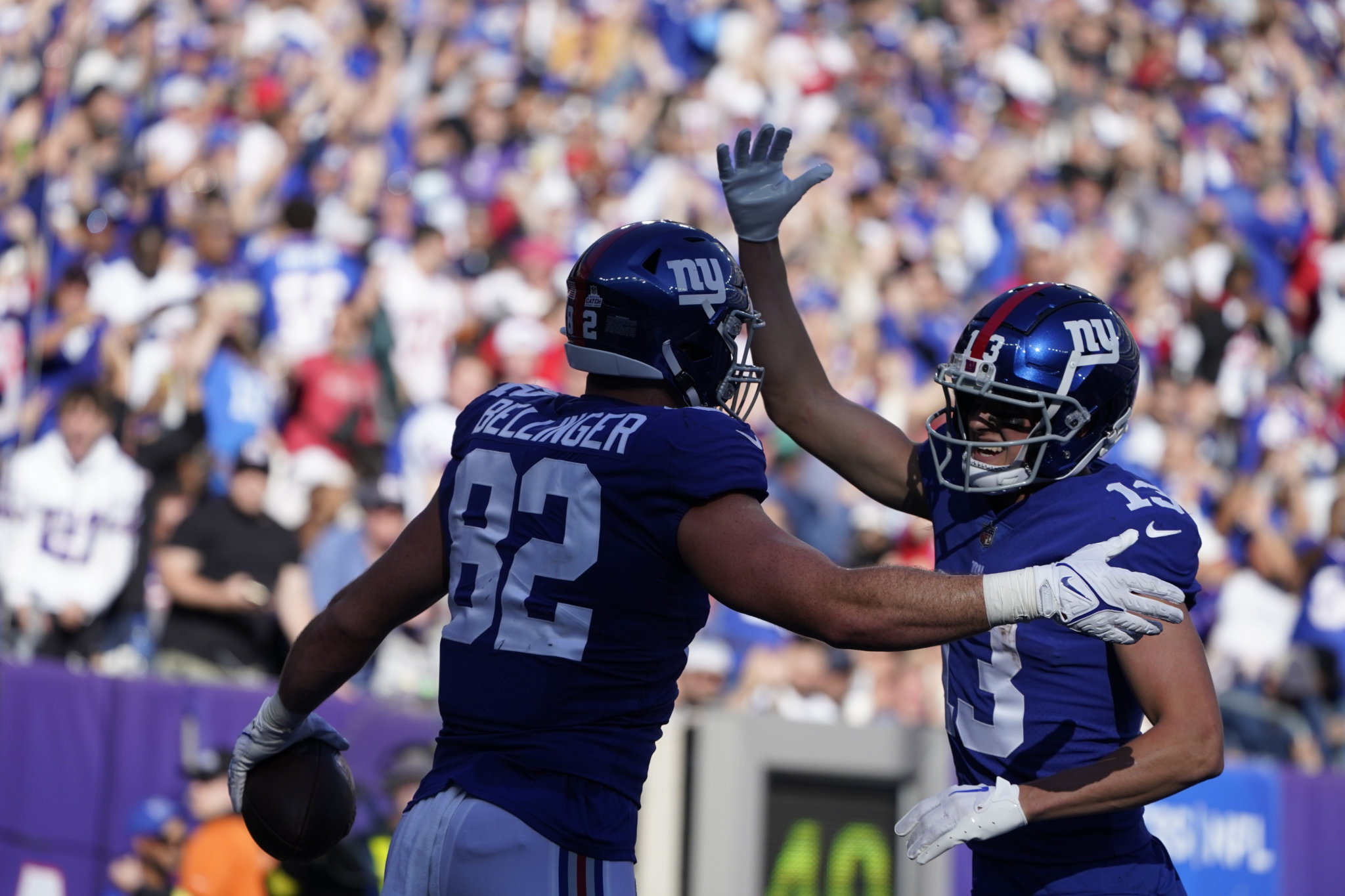 Giants Daniel Bellinger suffered fracture around eye socket: Report ...