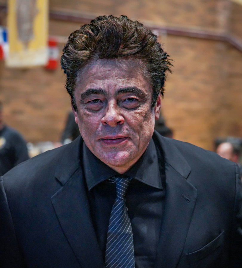 Benicio Del Toro joins NYPD Hispanic Heritage Month celebration | amNewYork