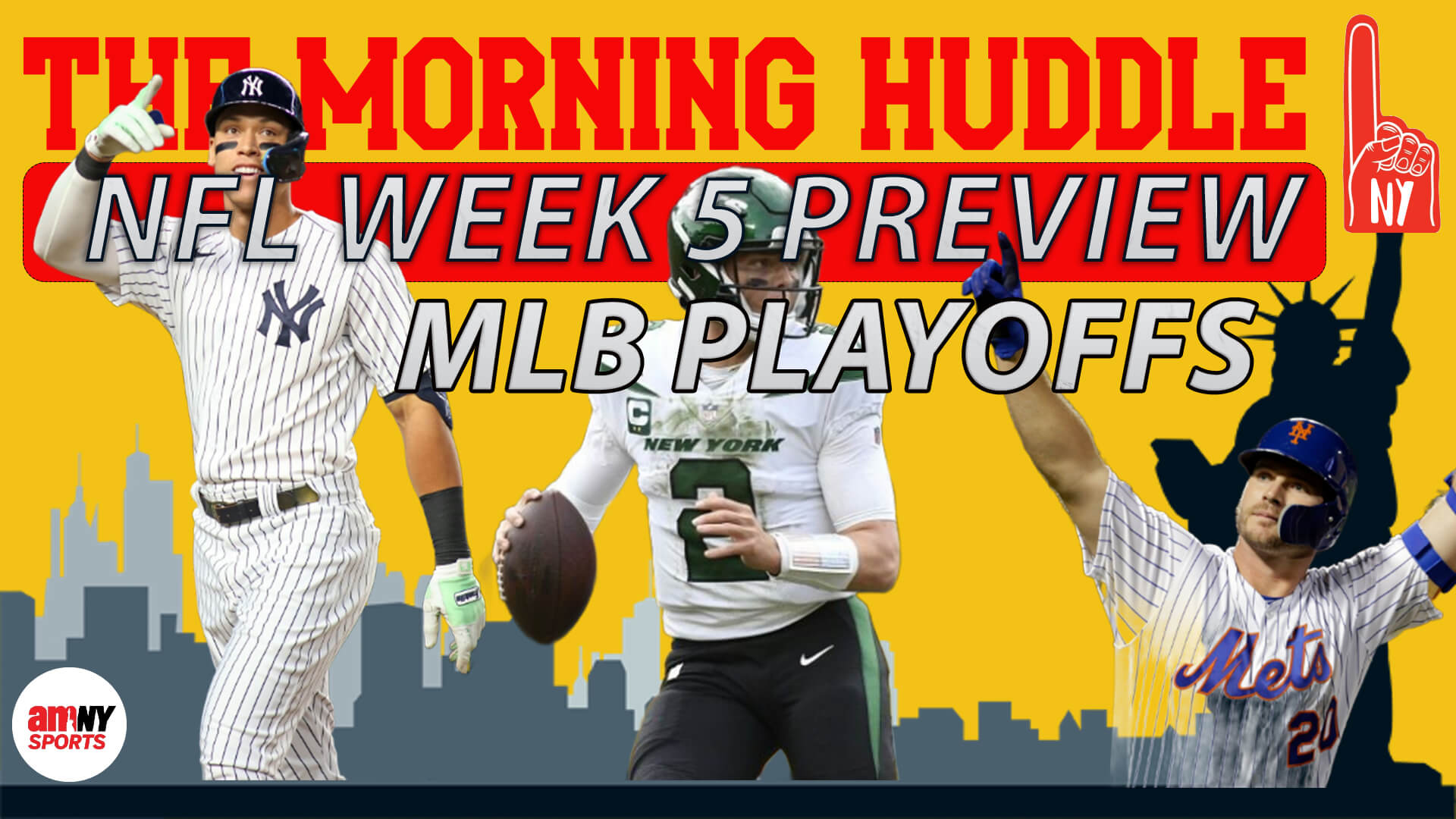 MUST WATCH VIDEO: Morning Huddle Week 5, MLB Playoffs, Jets and Giants ...