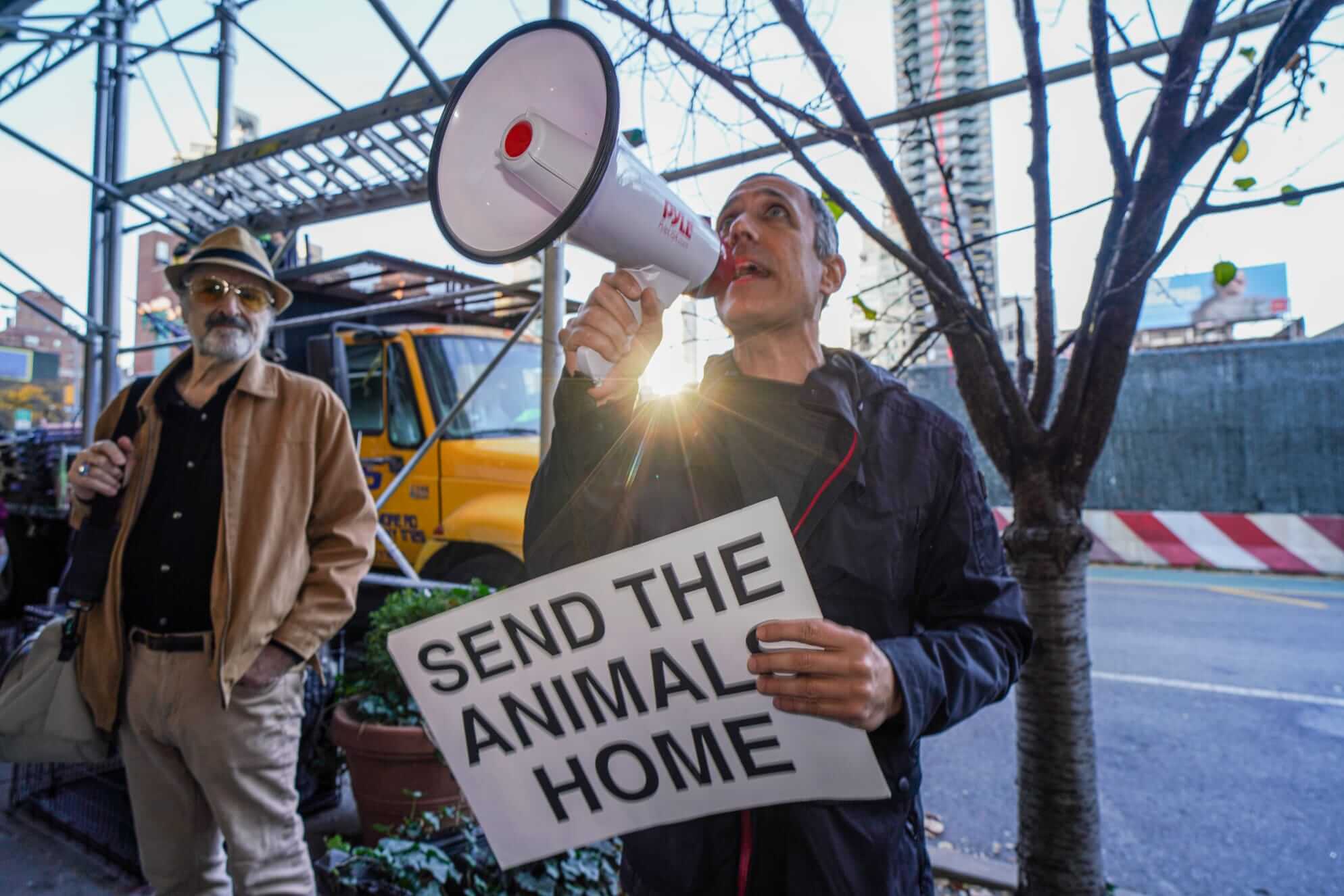Protesters Demand Policy Changes at Humane Society’s Midtown Facility