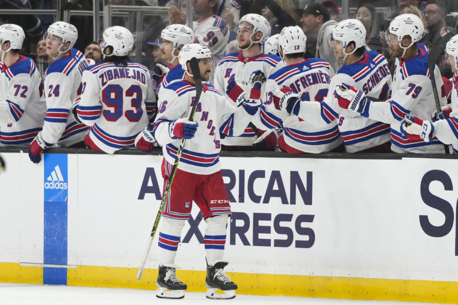 Vincent Trocheck faces off against former team as Rangers battle ...