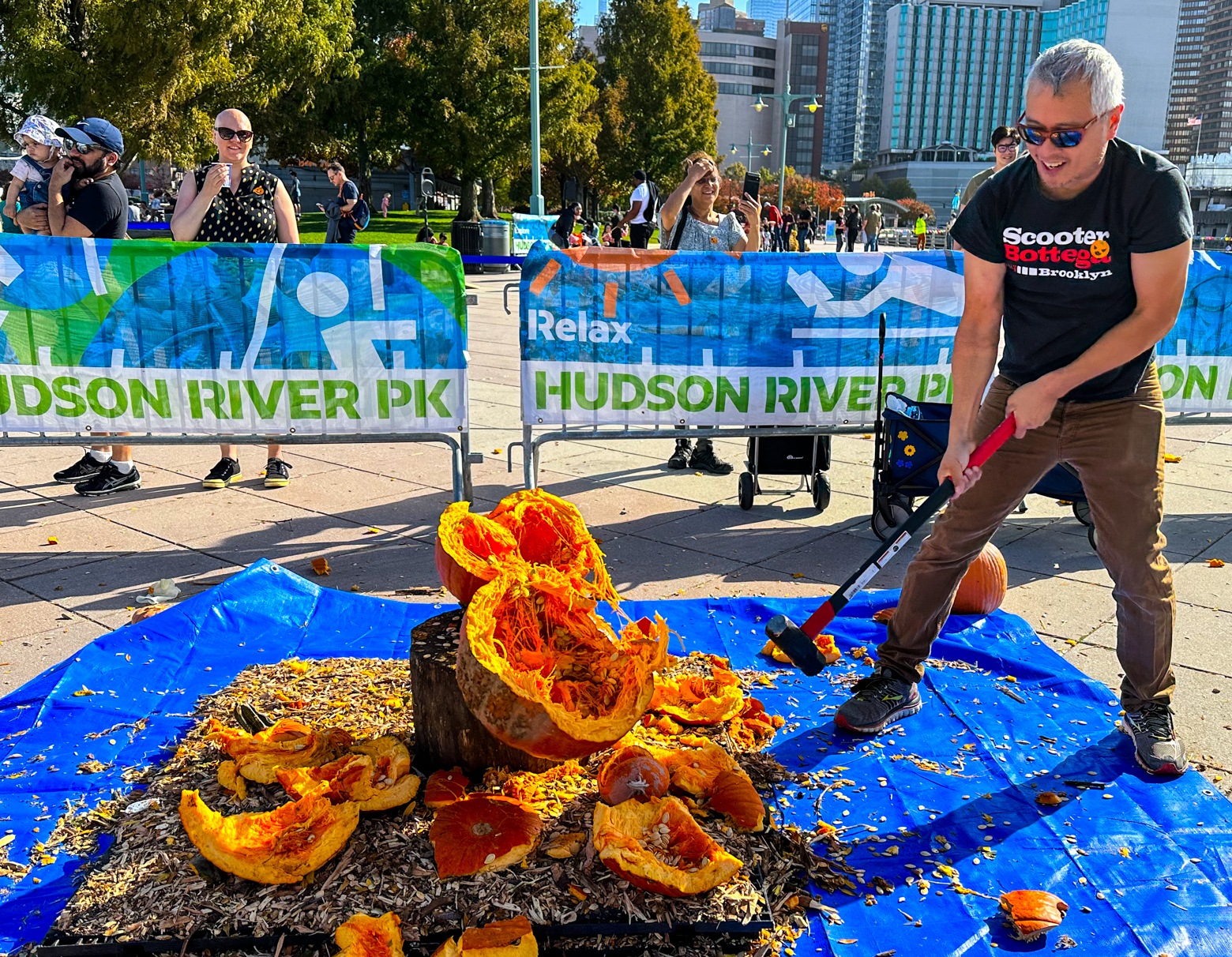Smashing Pumpkins: Pumpkin Smash at Hudson River Park brings post ...