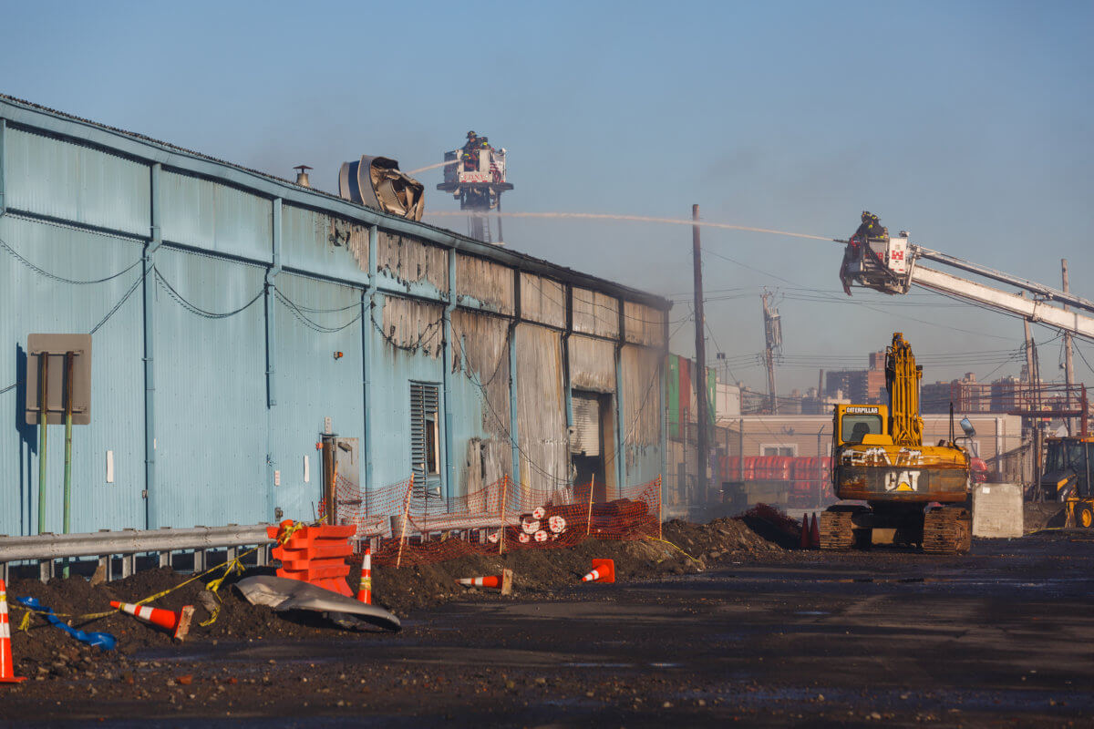 Huge Brooklyn fire engulfs NYPD warehouse with ‘biological evidence ...