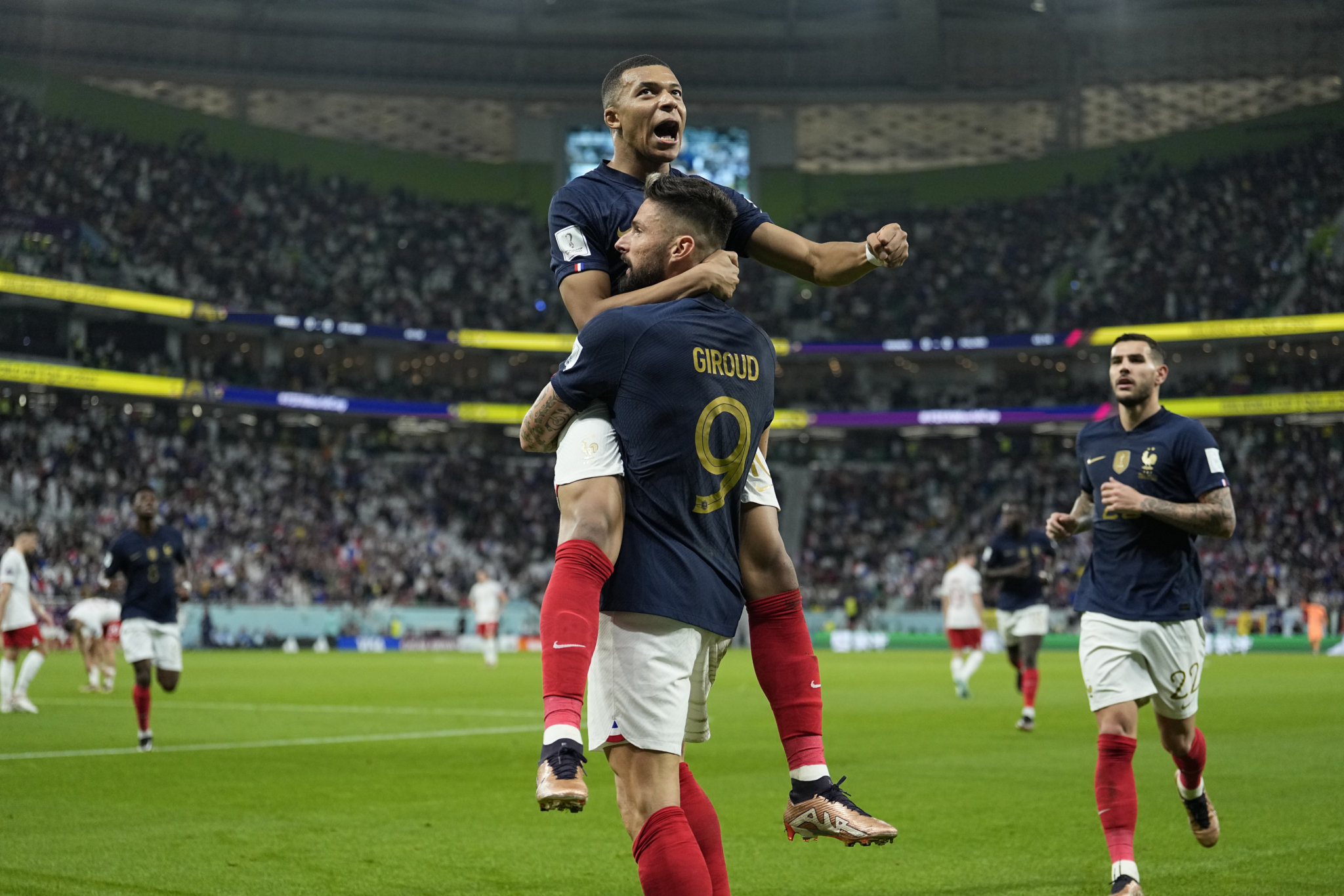 2022 World Cup Round of 16: Kylian Mbappe stars again, Olivier Giroud ...