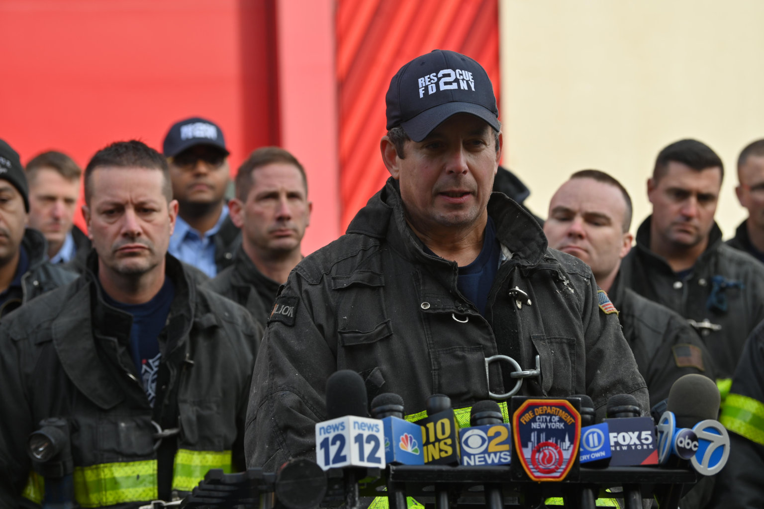 Somber Brooklyn bunting ceremony mourns loss of Firefighter William ...