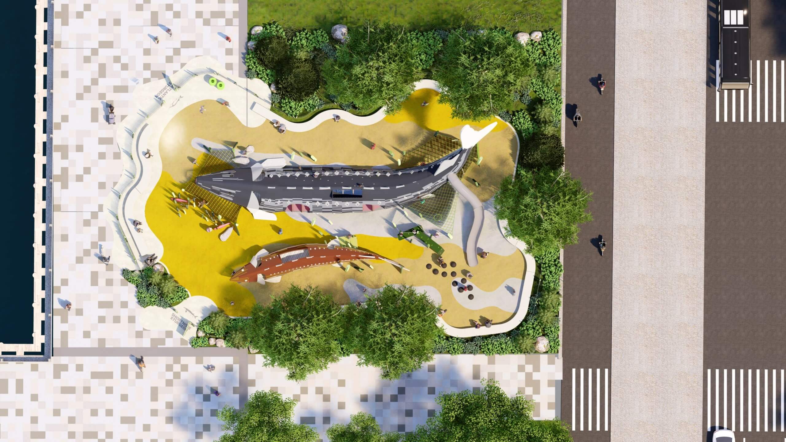 Ground breaks on new science-themed playground at Hudson River Park ...