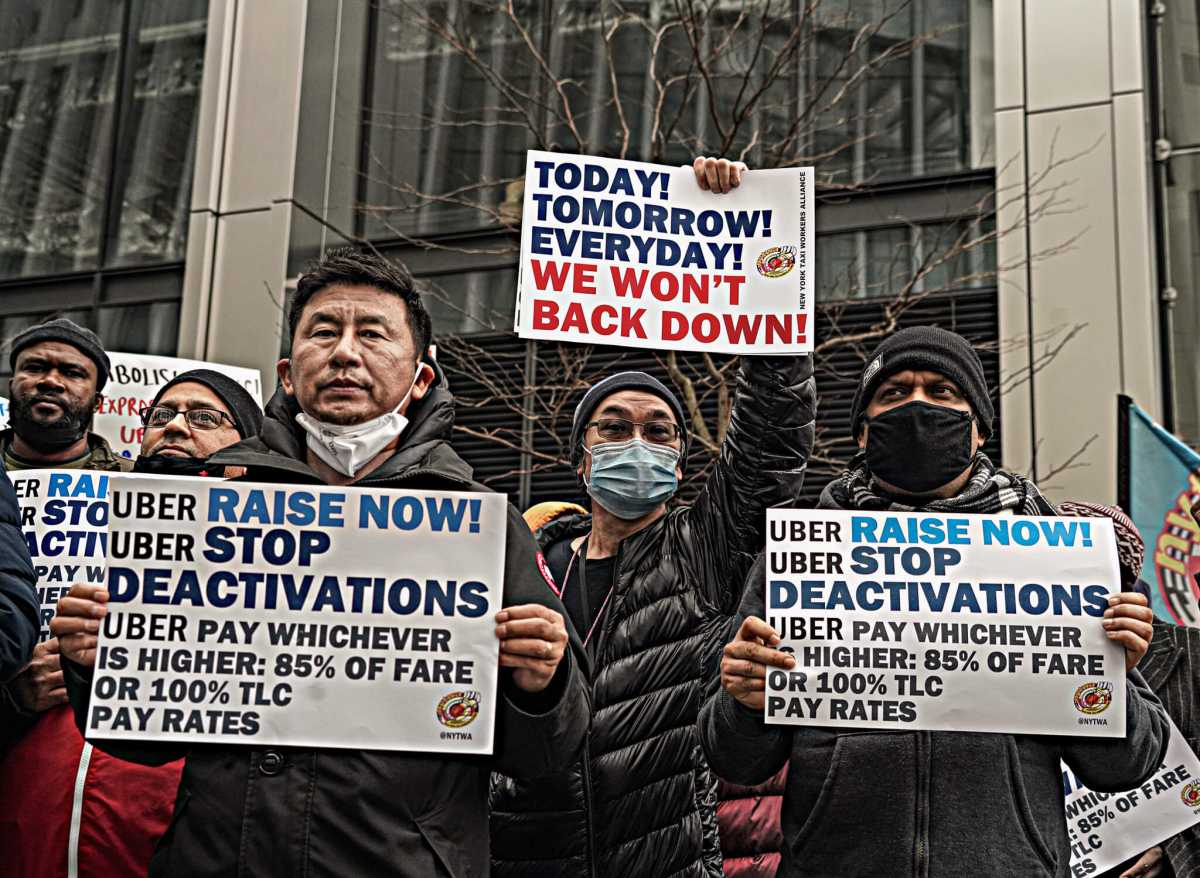 Driven mad: Uber drivers strike for second time in a month as they ...