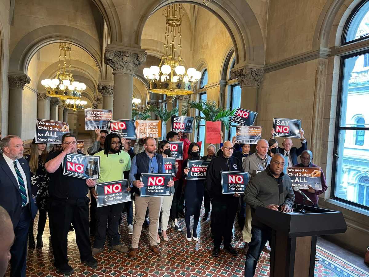 New York leaders, politicians rally in Albany against LaSalle ...