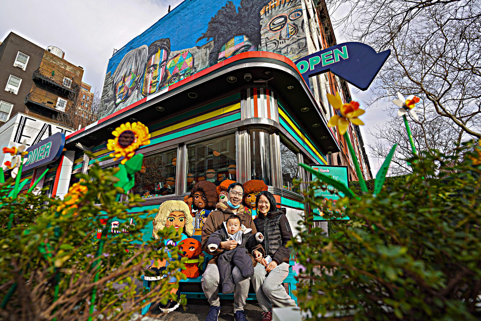 SEE IT: Lego gives iconic Empire Diner in Chelsea a family-friendly ...