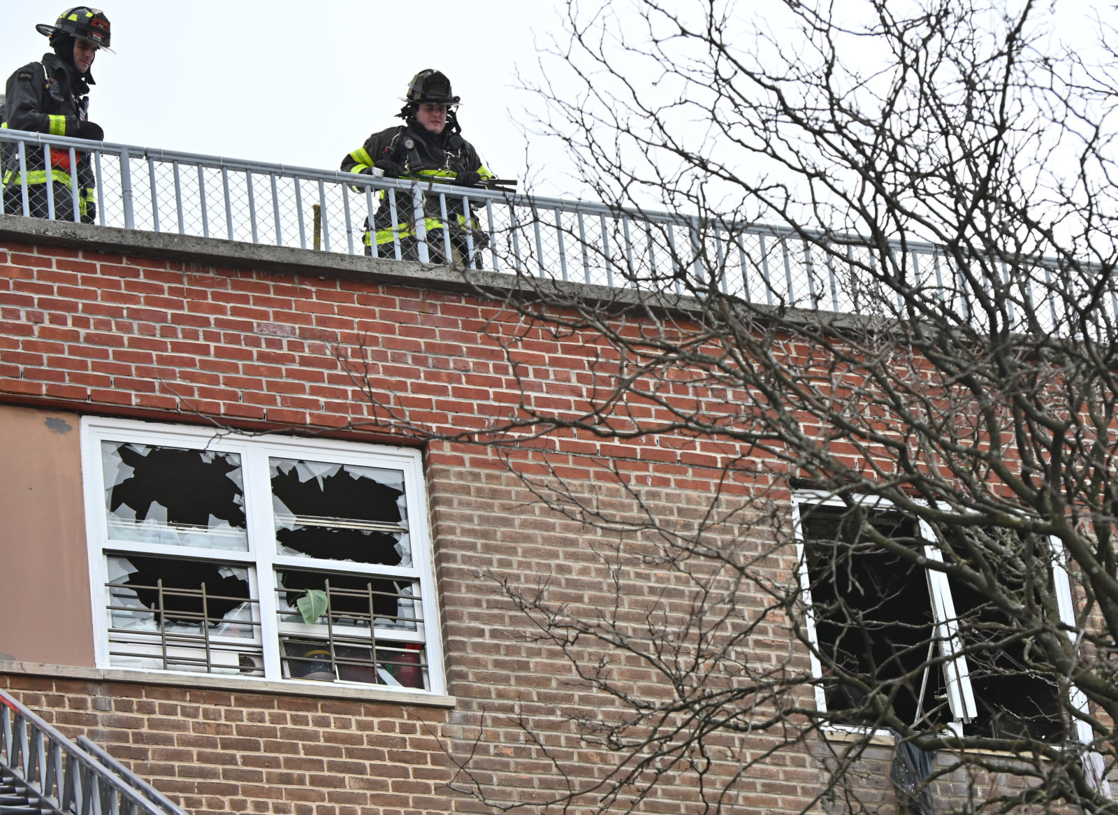 Fire at Brooklyn NYCHA complex injures two people: FDNY | amNewYork