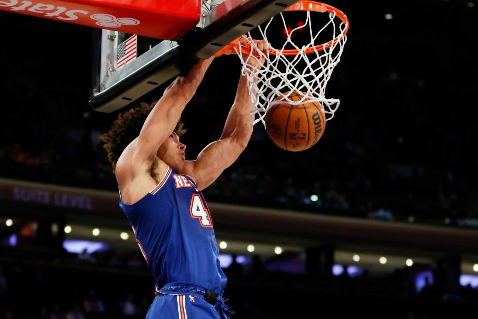 Knicks reserve center Jericho Sims out for season after shoulder ...