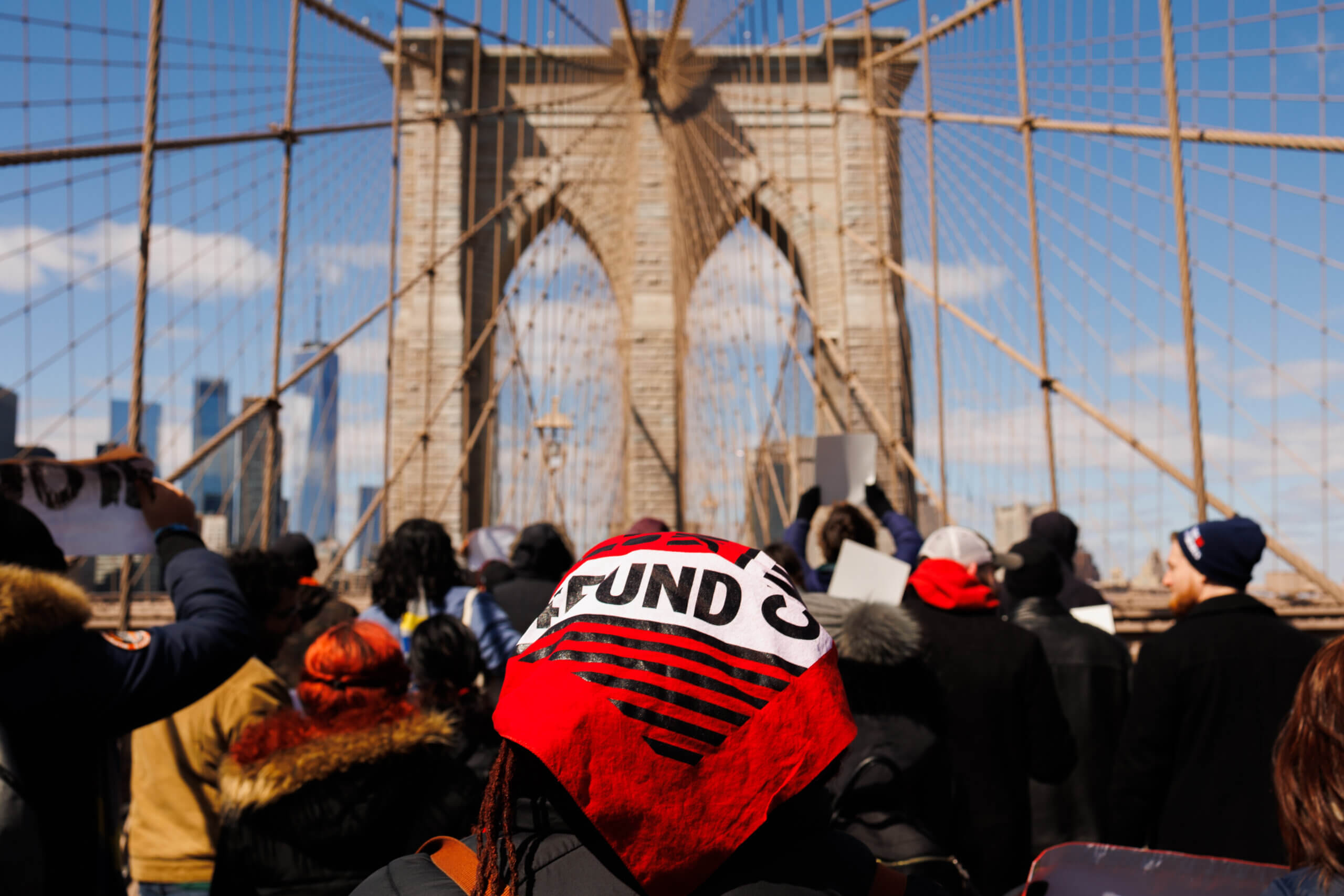 Brooklyn Bridge march highlights CUNY funding needs