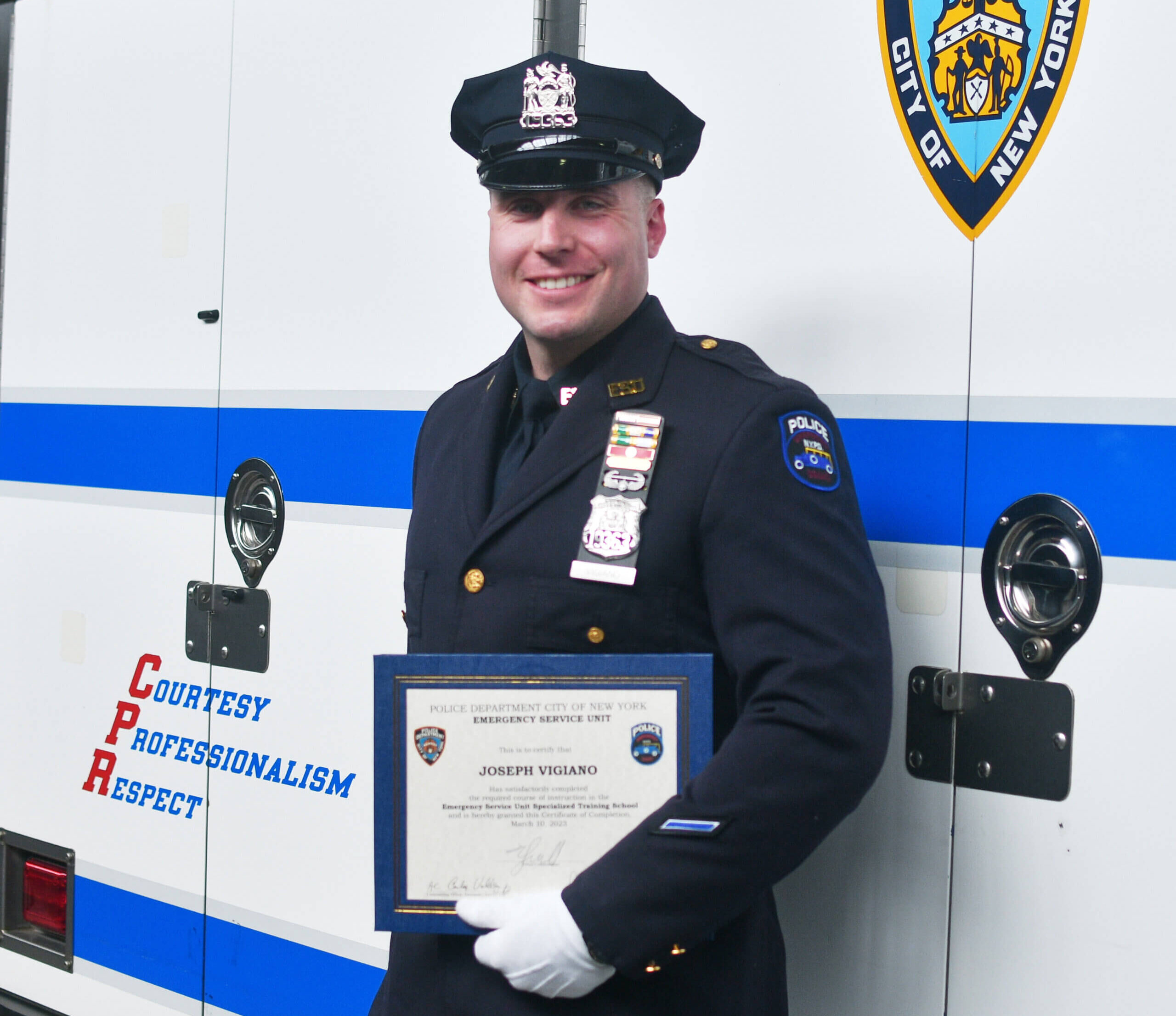 Nypd Esu Police Officers Soldier Story: NYPD ESU