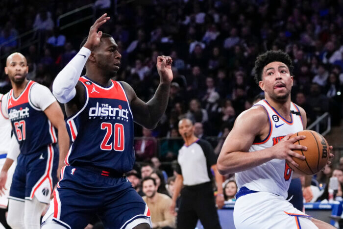 Knicks overcome sluggish start to clinch playoffs with 118-109 win over ...