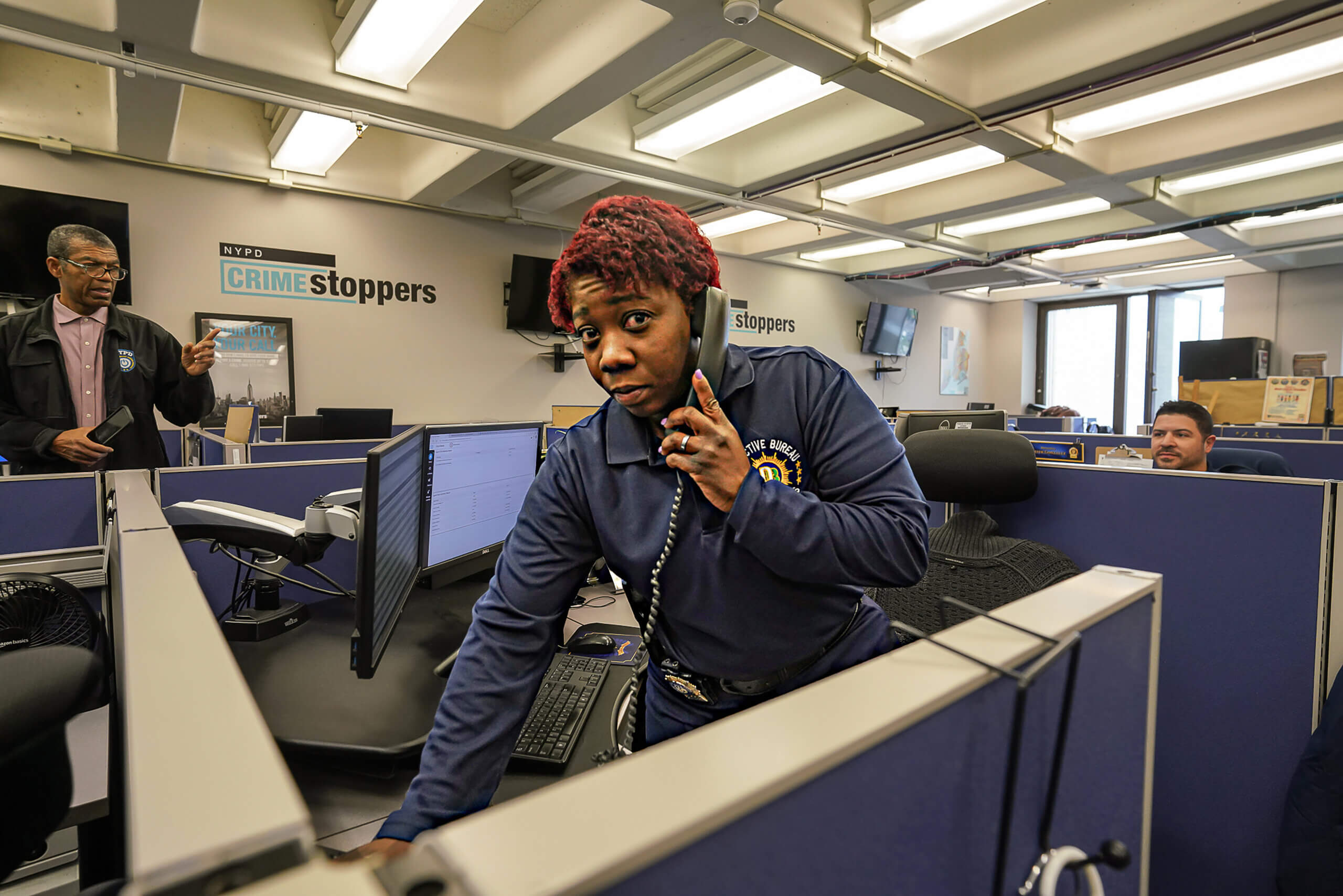 Inside Crime Stoppers’ office as new van is unveiled in Lower Manhattan ...