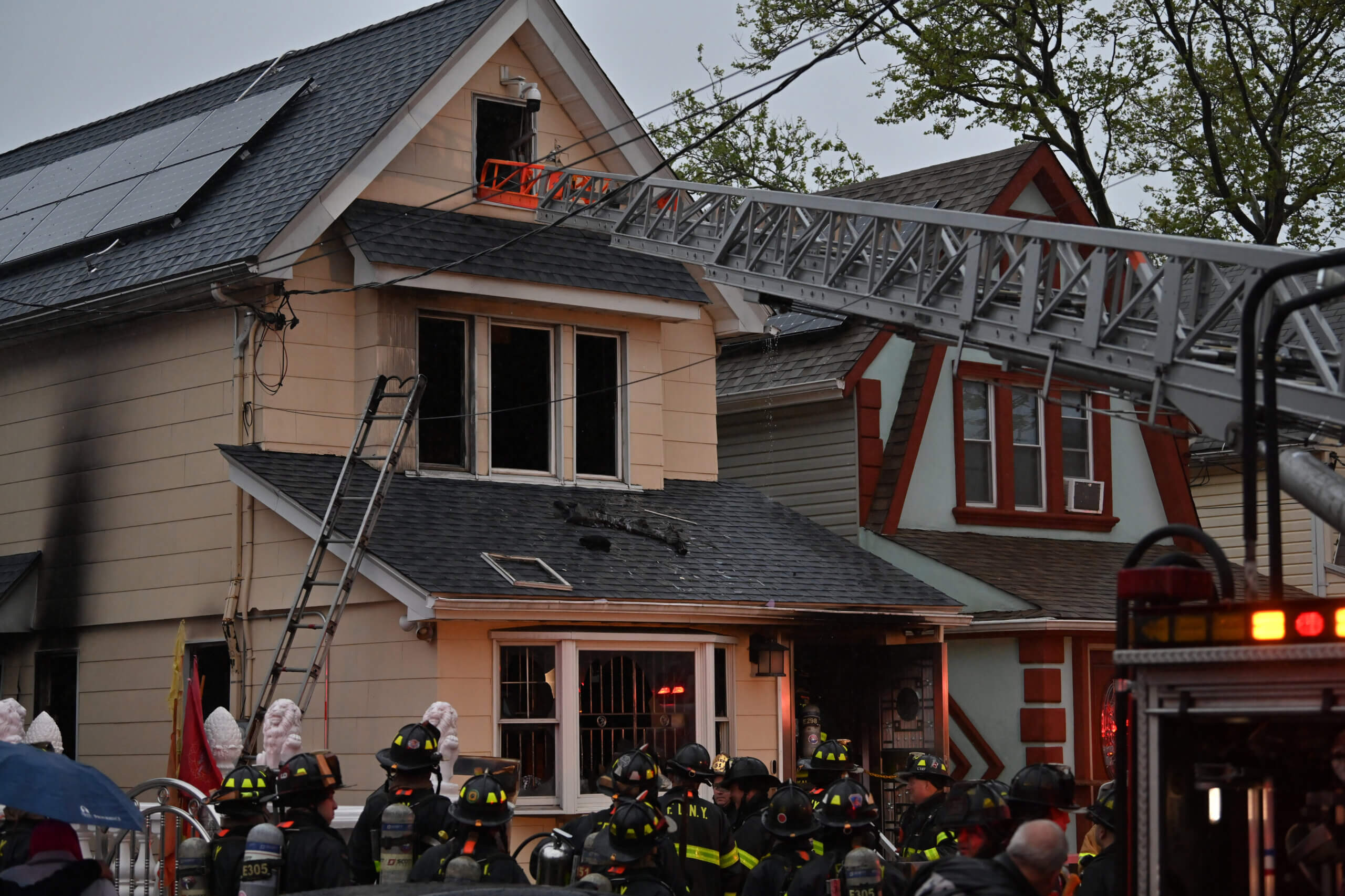 Queens Fire Contained, Raises Safety Concerns