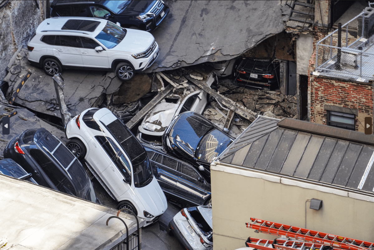 Parking garage collapse: Investigation continues at Lower Manhattan ...