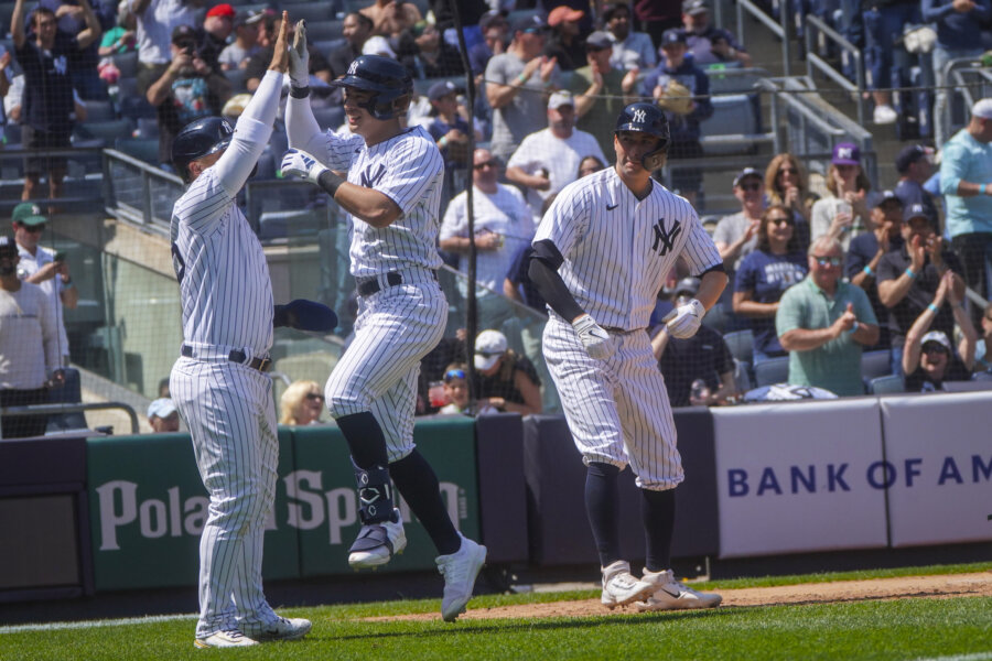 Yankees sweep Athletics in 11-3 series-ending rout | amNewYork