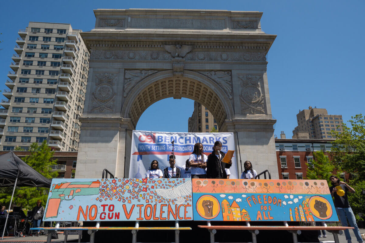NYC Students Reveal Inspirational Park Benches