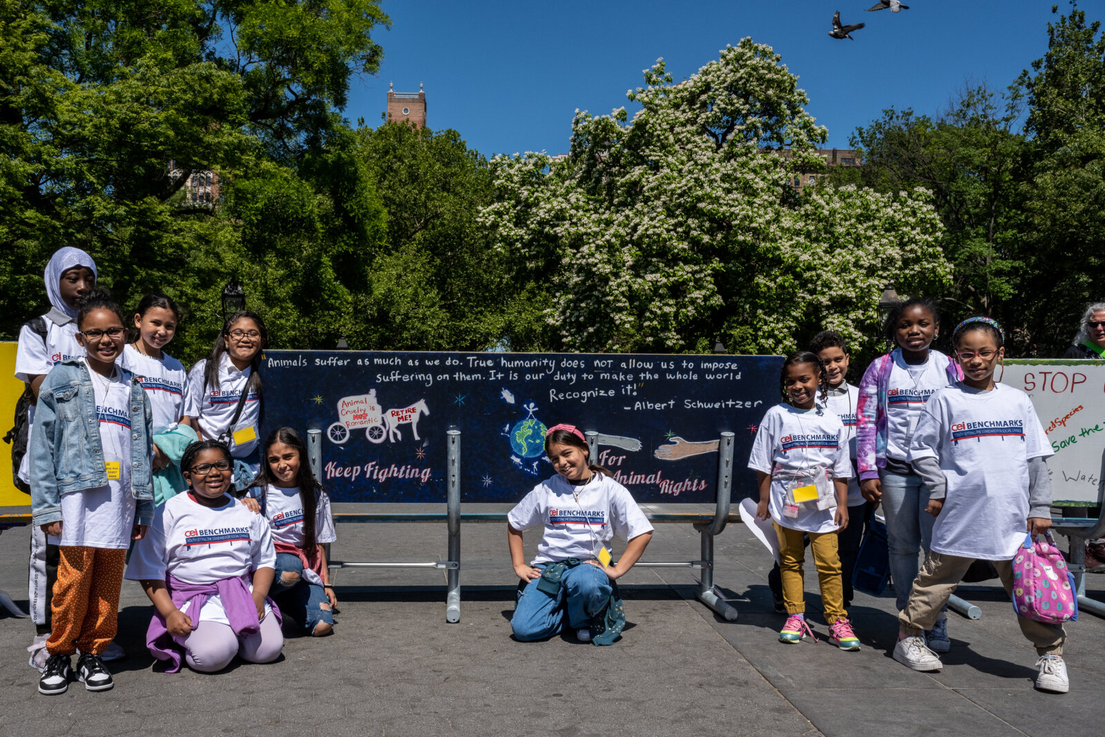 NYC Students Reveal Inspirational Park Benches