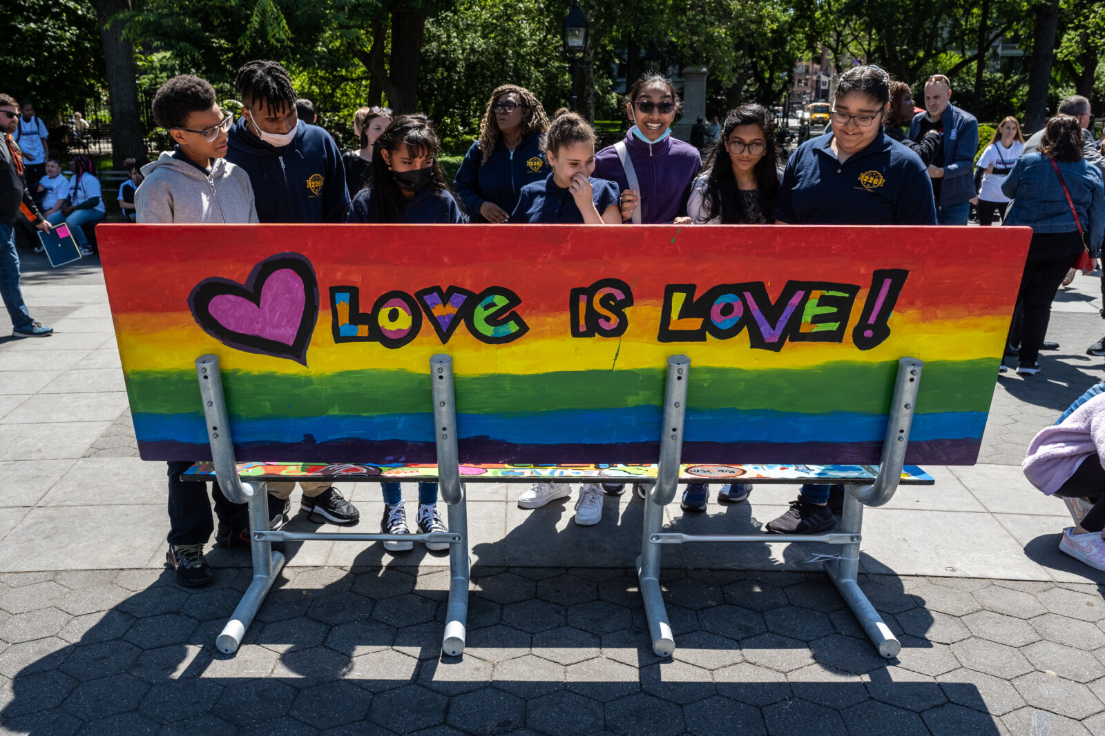 NYC Students Reveal Inspirational Park Benches