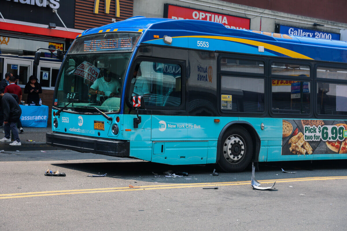 Harlem Scooter-Bus Crash Leaves Driver Critical
