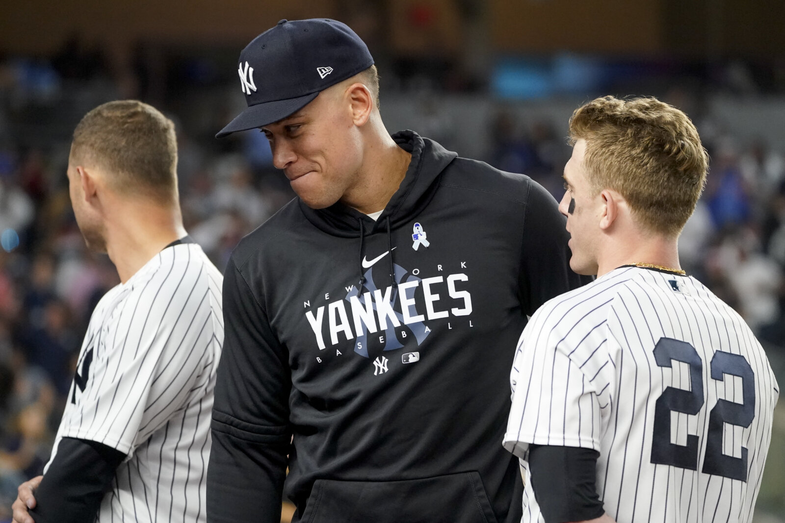 Yankees’ star Aaron Judge has torn ligaments, not ready for baseball ...