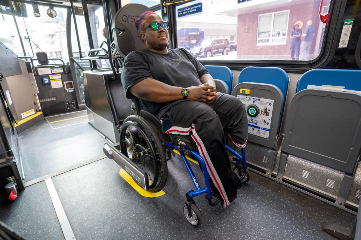 MTA piloting device to automatically secure wheelchairs in place on ...