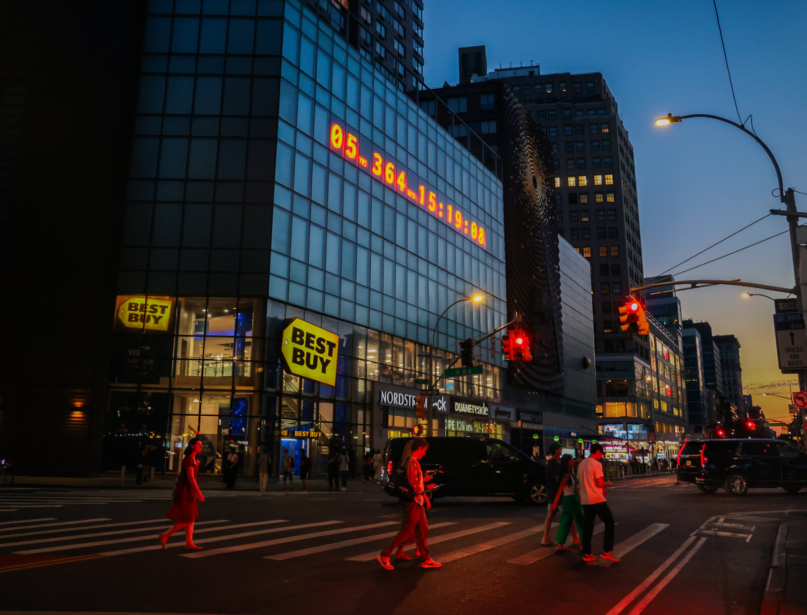 Union Square Climate Clock’s Message on Future Action